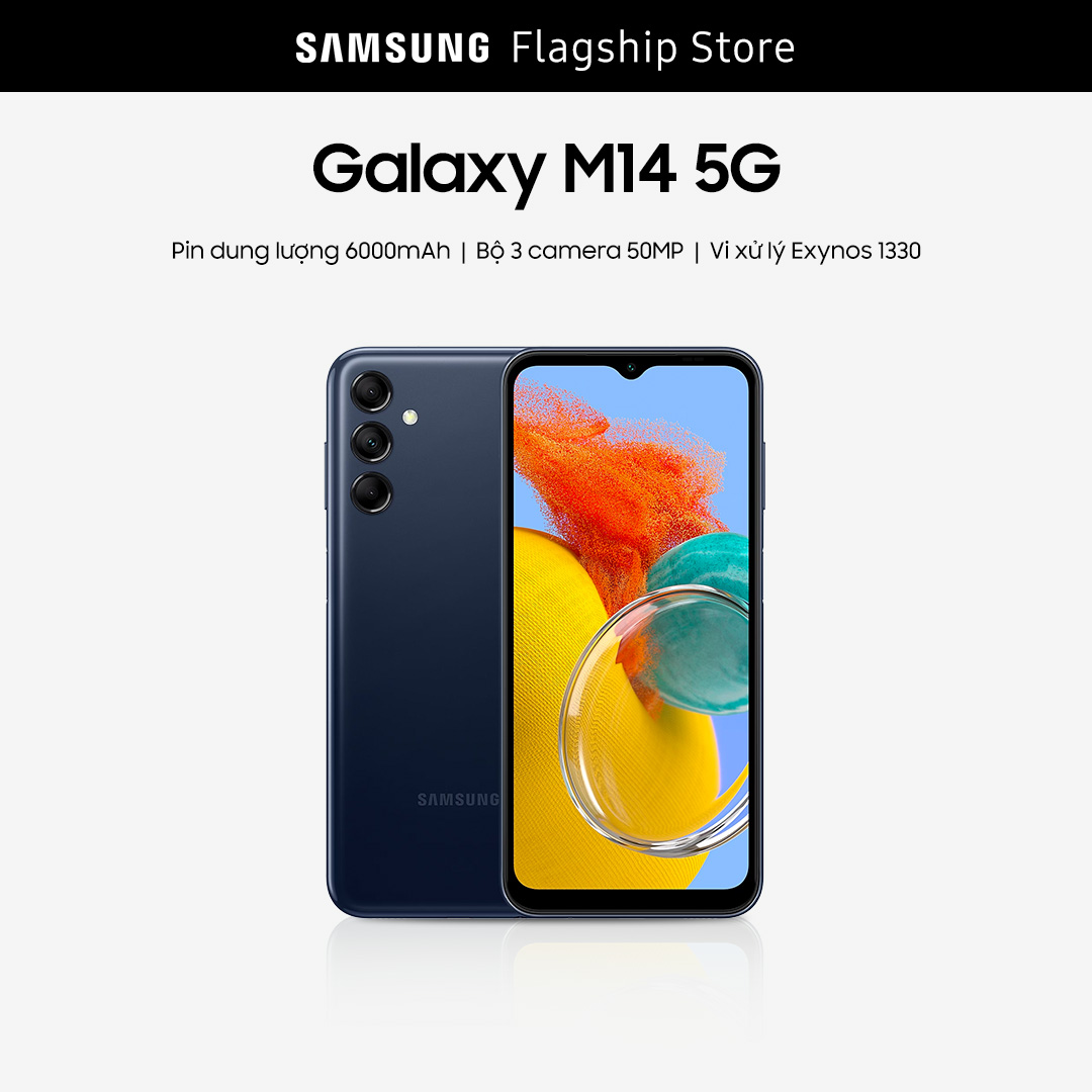 Đánh giá Samsung Galaxy M14 5G: Pin siêu trâu, thiết kế tốt